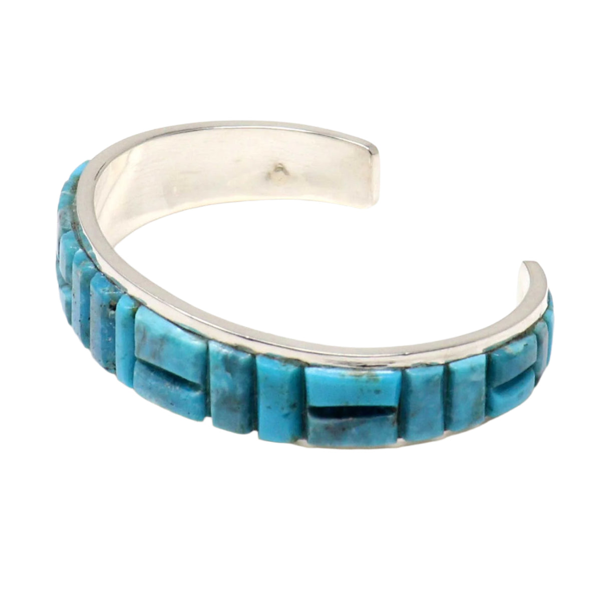 Men's Turquoise Cobble Inlay Bracelet by Yazzie – Indian Traders (L7 ...