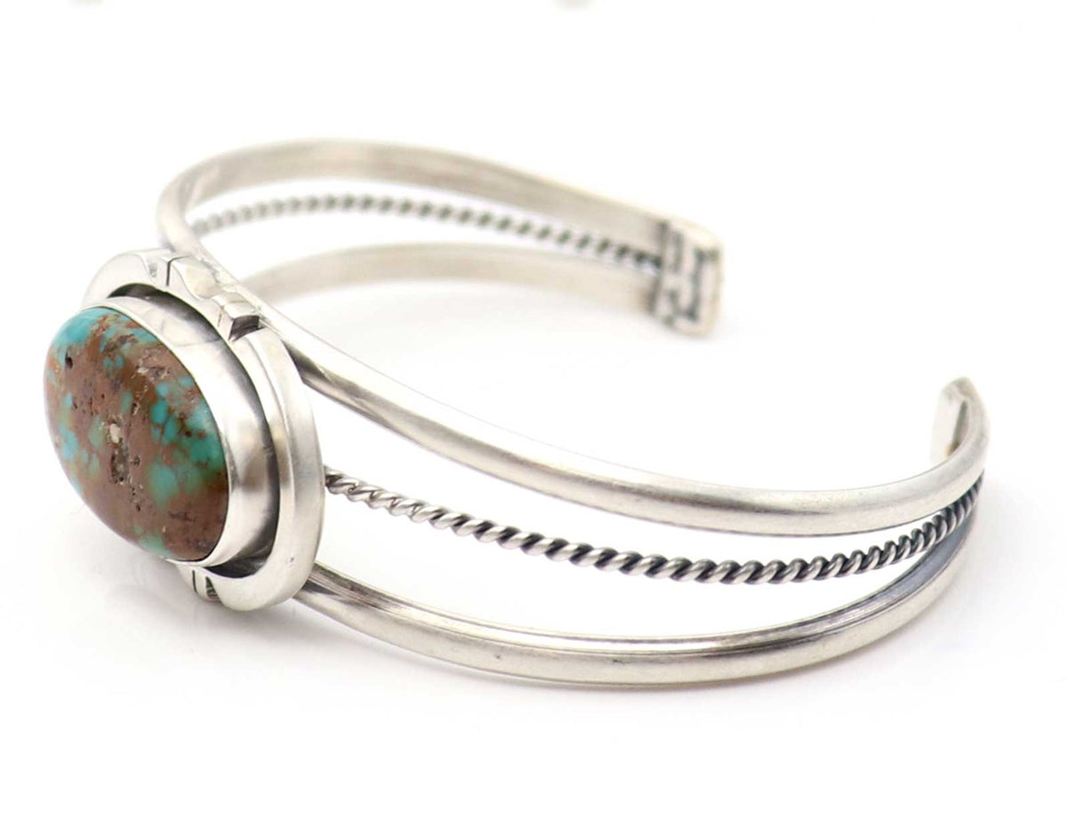 Single Stone Turquoise and Silver Bracelet – Indian Traders (L7 ...