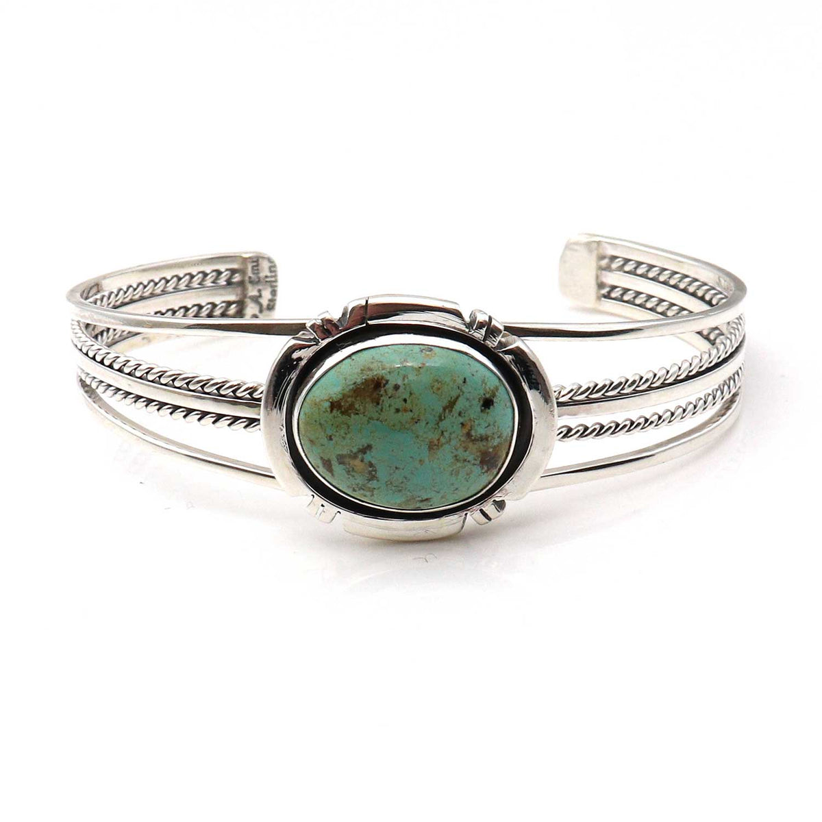 Single Stone Turquoise and Silver Bracelet – Indian Traders (L7 ...