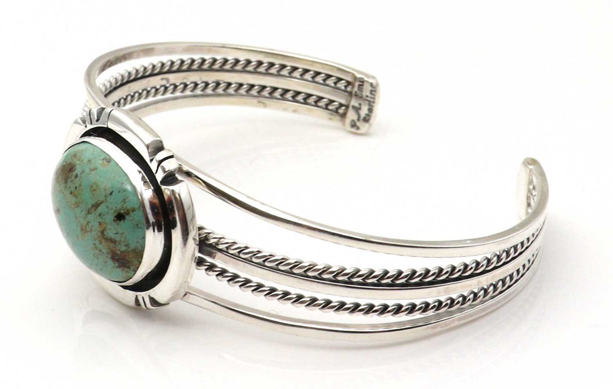Single Stone Turquoise and Silver Bracelet – Indian Traders (L7 ...