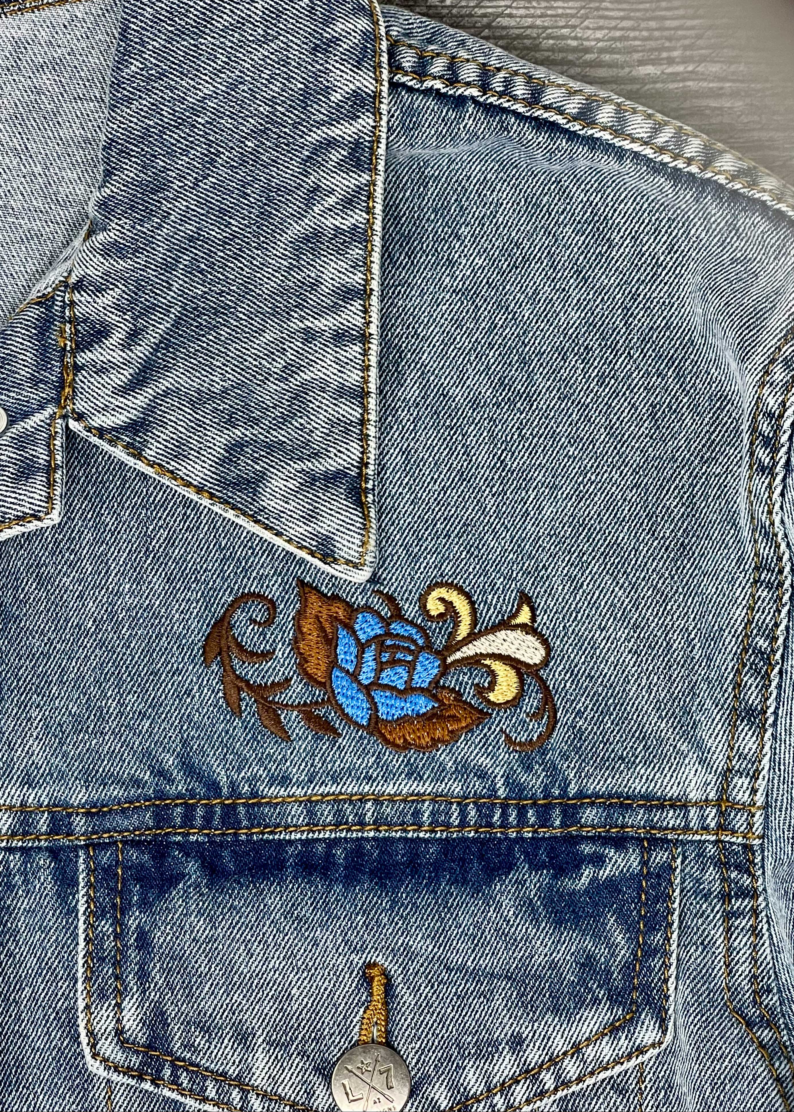 Western Roses Denim Jacket – Indian Traders (L7 Enterprises)