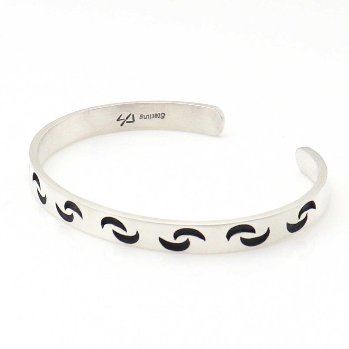 Silver Hopi Bracelet - Friendship Symbol – Indian Traders (L7 Enterprises)