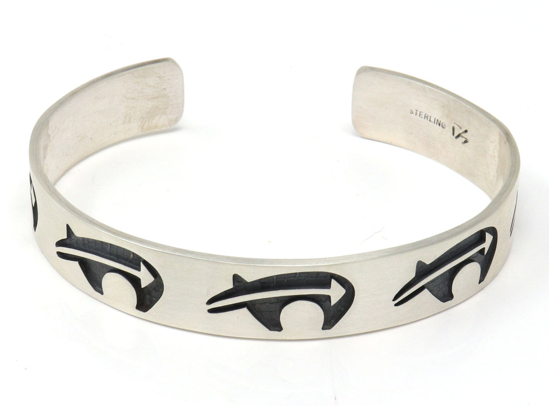 Hopi Heartline Bear Cuff by Seweyestewa - Multiple Sizes – Indian ...