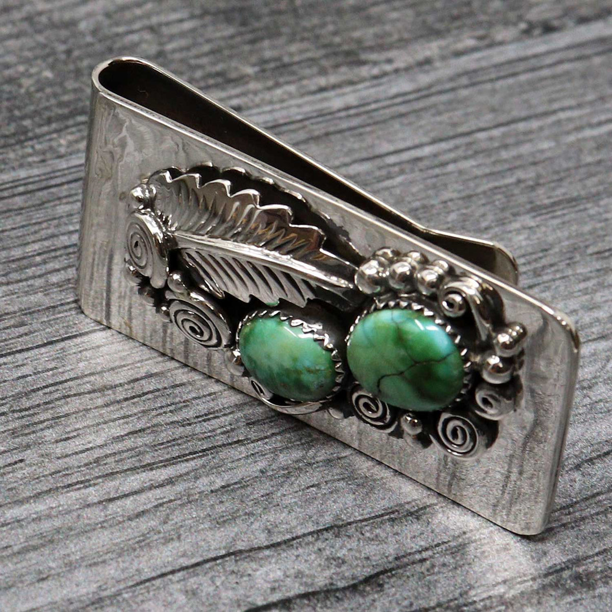 Turquoise Money Clip by Mariano – Indian Traders (L7 Enterprises)