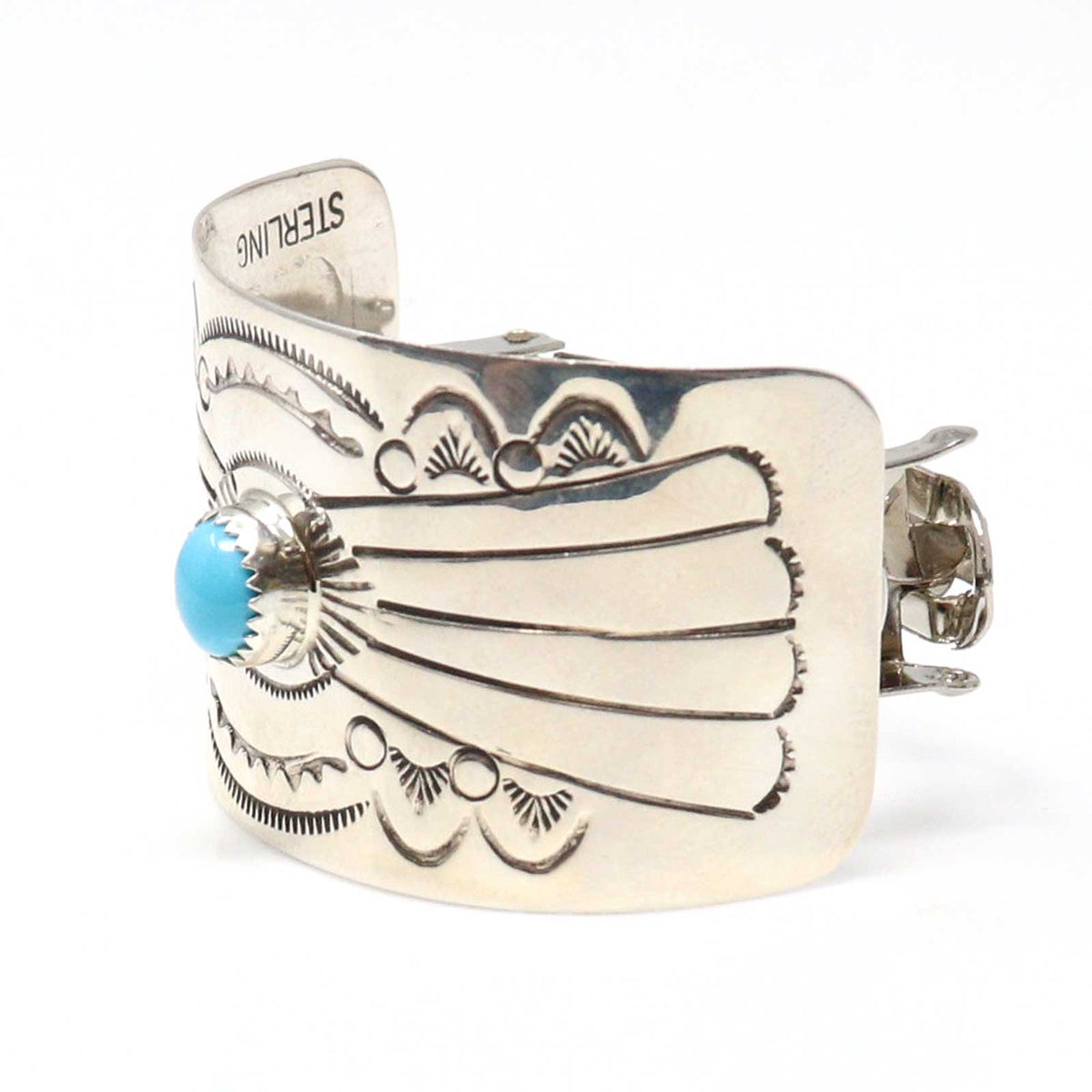 Stamped Silver Hair Clip by Joann Silver – Indian Traders (L7 Enterprises)