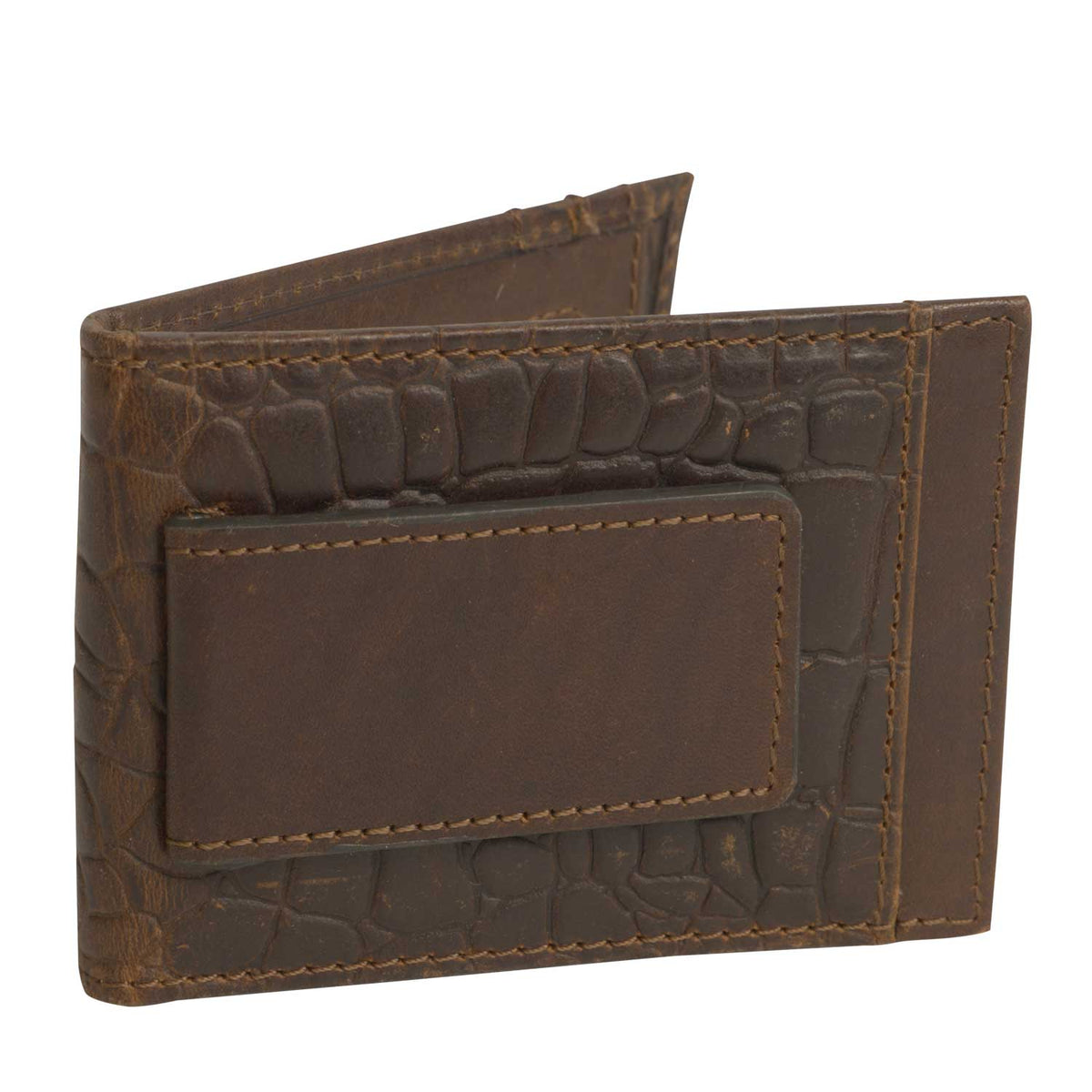 Men's Croc Money Clip Card Wallet – Indian Traders (L7 Enterprises)