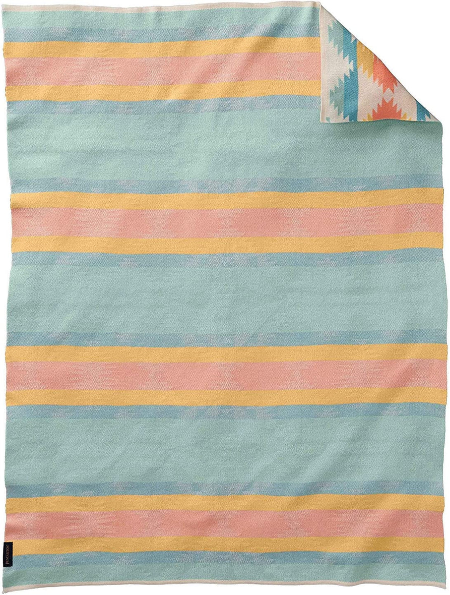 Pendleton Knit Baby Blanket with Beanie, Falcon Cove – Indian Traders ...