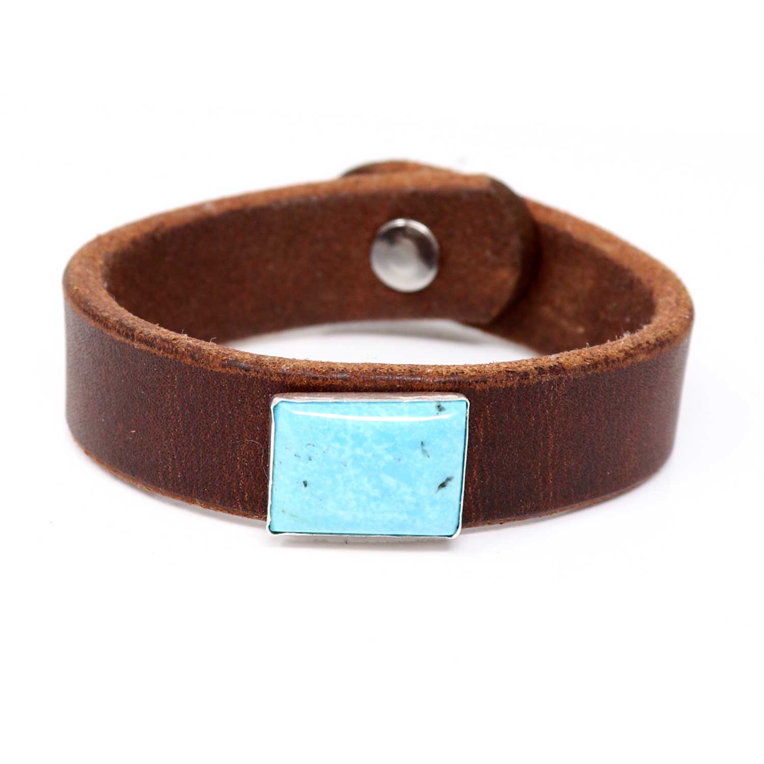 Kingman Turquoise Rectangular Cab Bracelet by Laura Ingalls – Indian ...