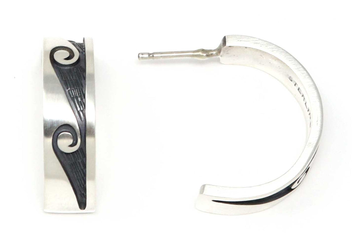 Hopi Water & Waves Hoops – Indian Traders (L7 Enterprises)