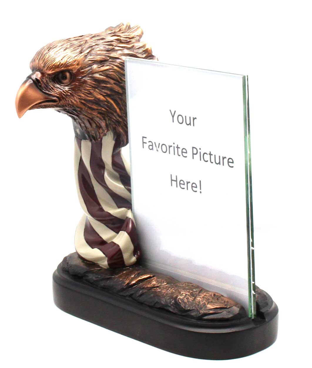 Eagle wrapped in Old Glory Picture Frame – Indian Traders (L7 Enterprises)