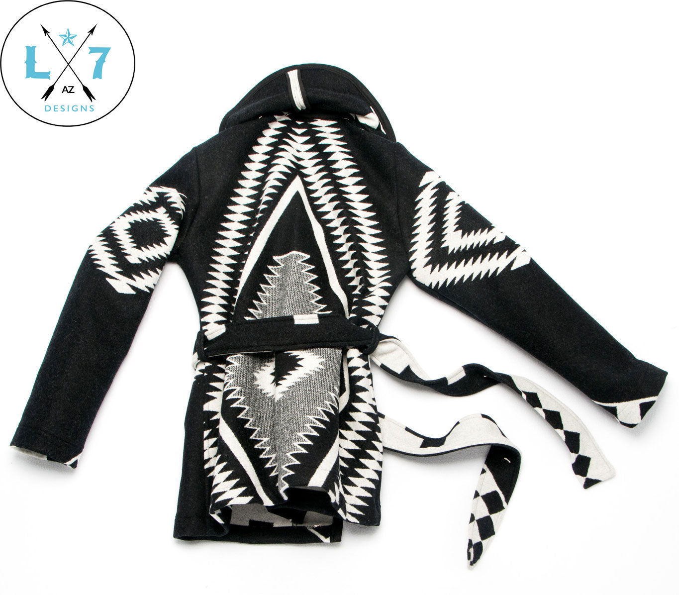 Los Ojos Wool Wrap Coat – Indian Traders (L7 Enterprises)