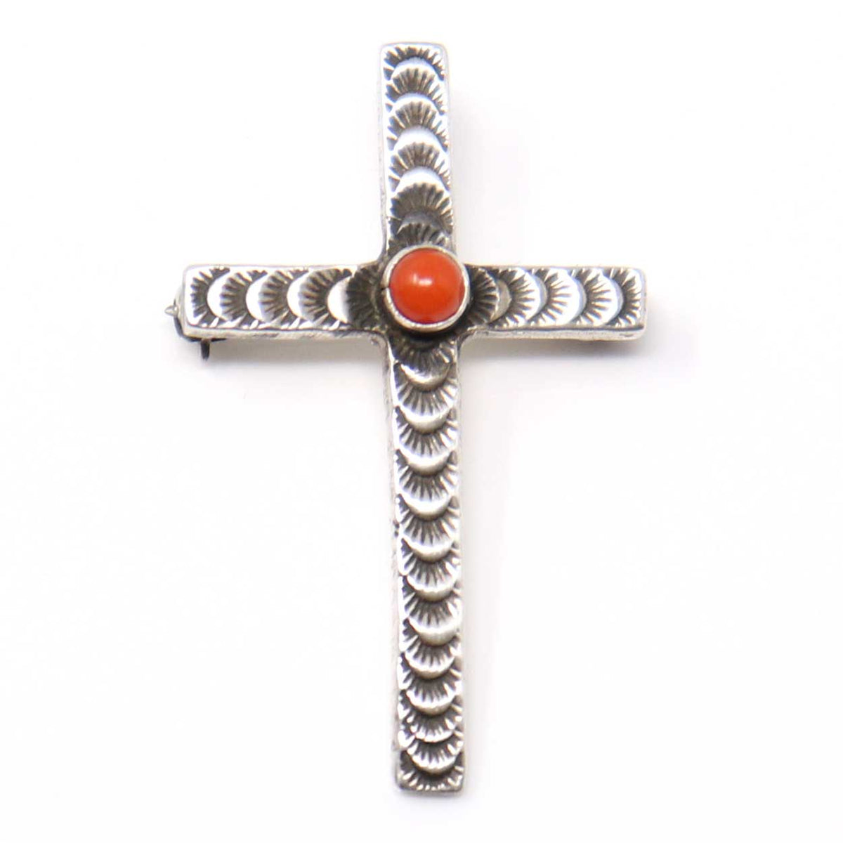 Silver Cross Pin/Pendant Combo by Charley – Indian Traders (L7 Enterprises)